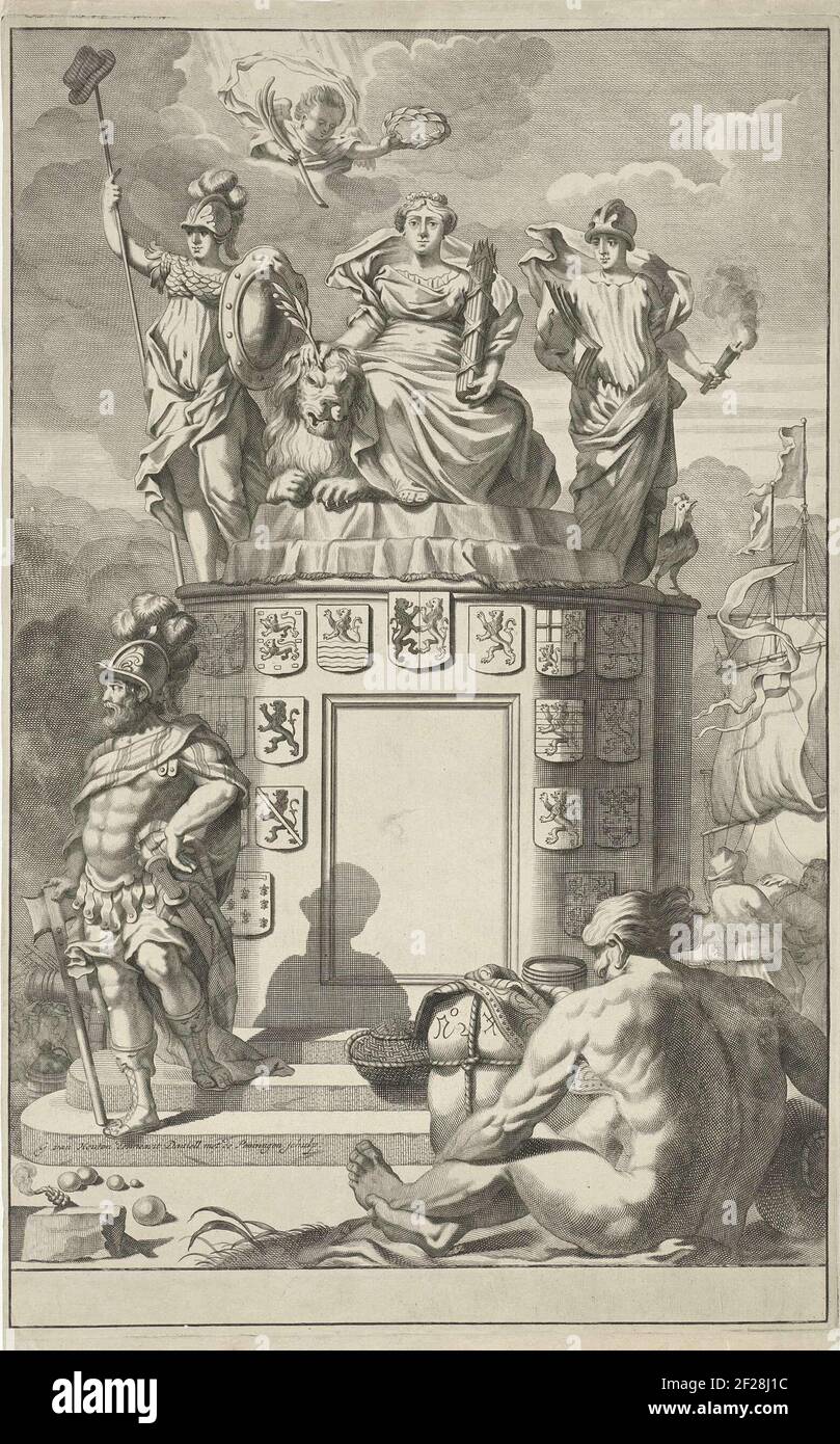 Allegory on the victory Habsburg Nederlanden: The Dutch Virgin Combine ...