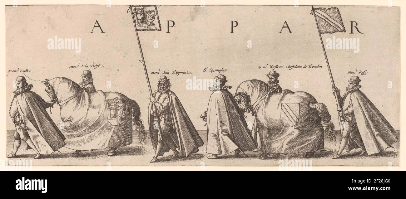 Funeral procession of Willem van Oranje, magazine 3; The funeral ...