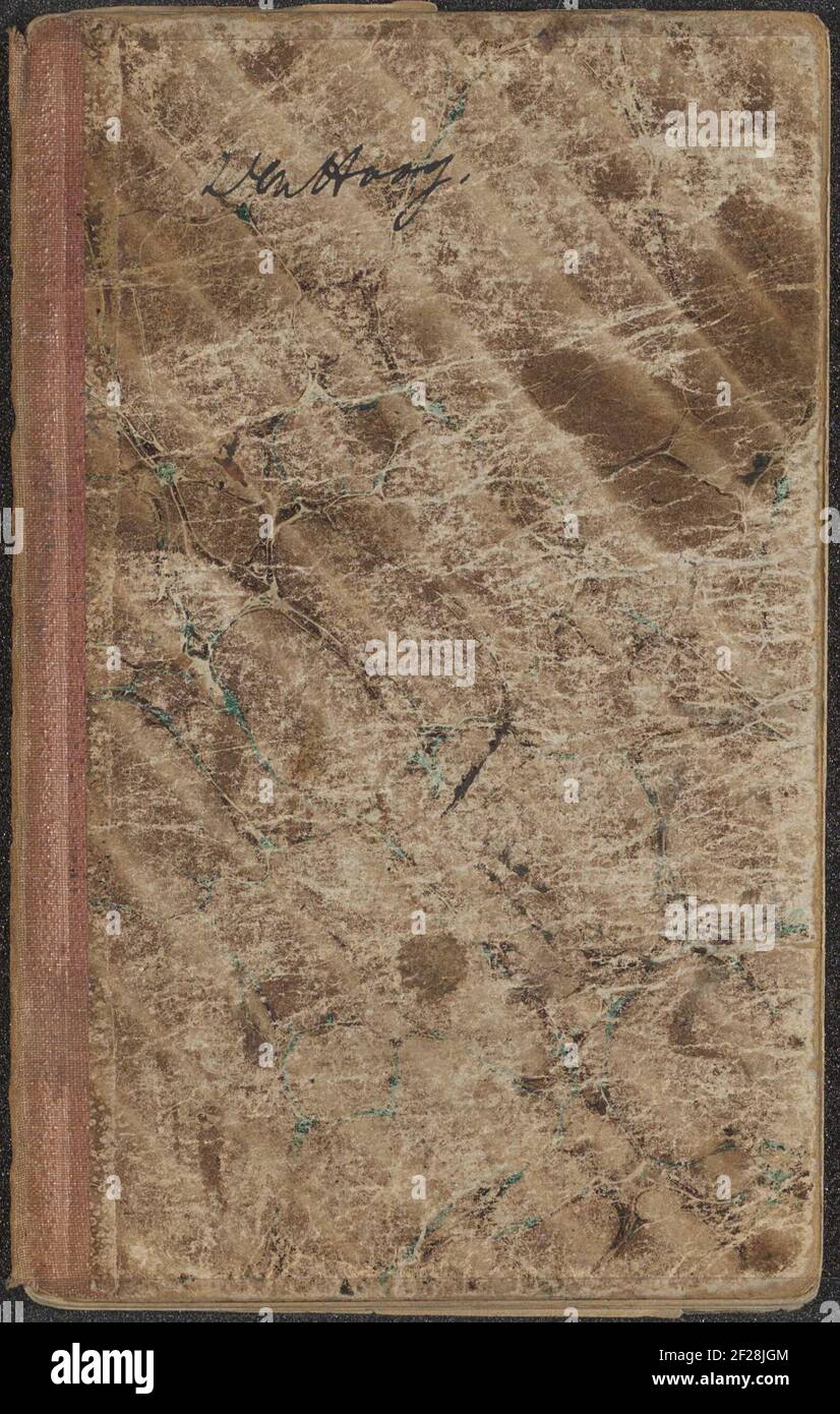 Schetsboek met 19 bladen.Sketchbook consisting of 19 blades with mainly ...