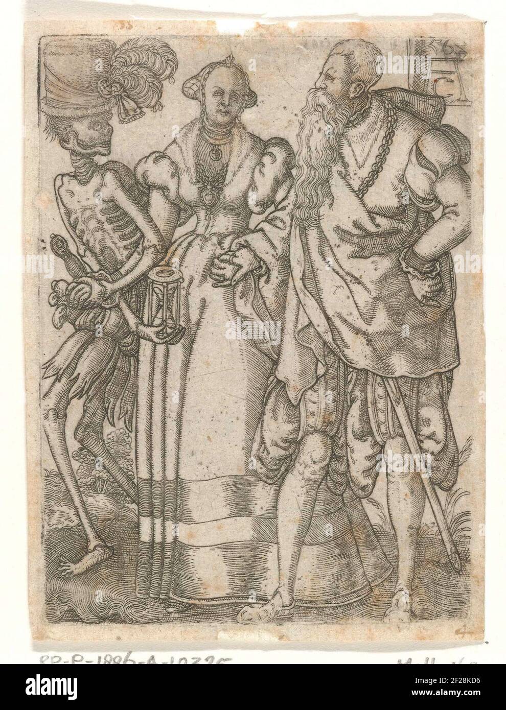Couple with death; Dance dance Stock Photo - Alamy