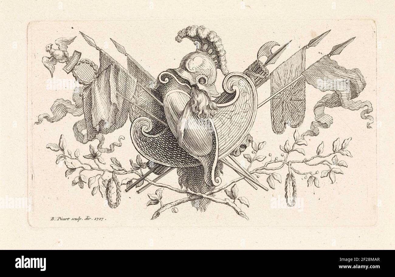 Ornament with weapon yard Stock Photo - Alamy