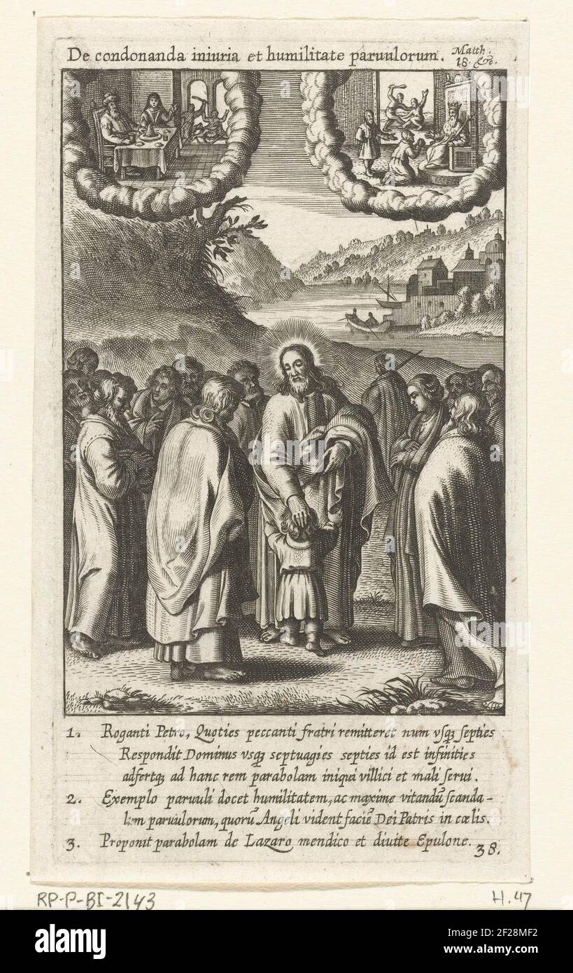 Disciples ask Christ who is the greatest in the kingdom of heaven; The ...