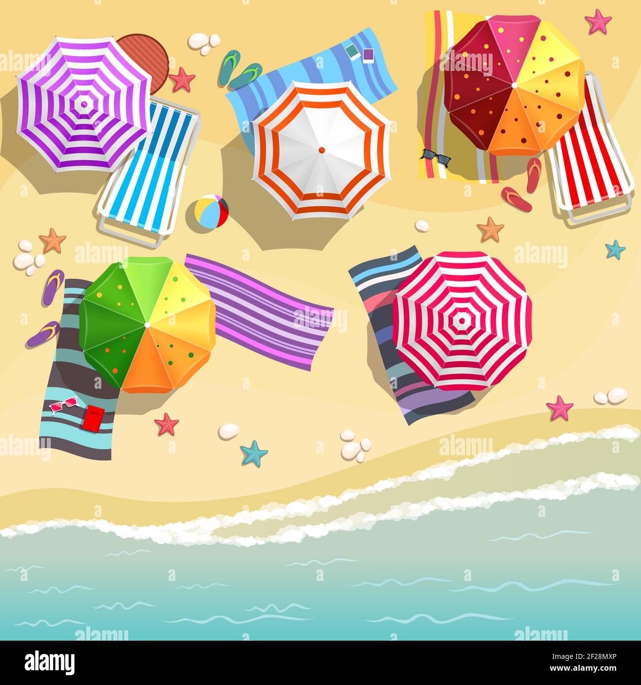 Summertime Beach Clipart