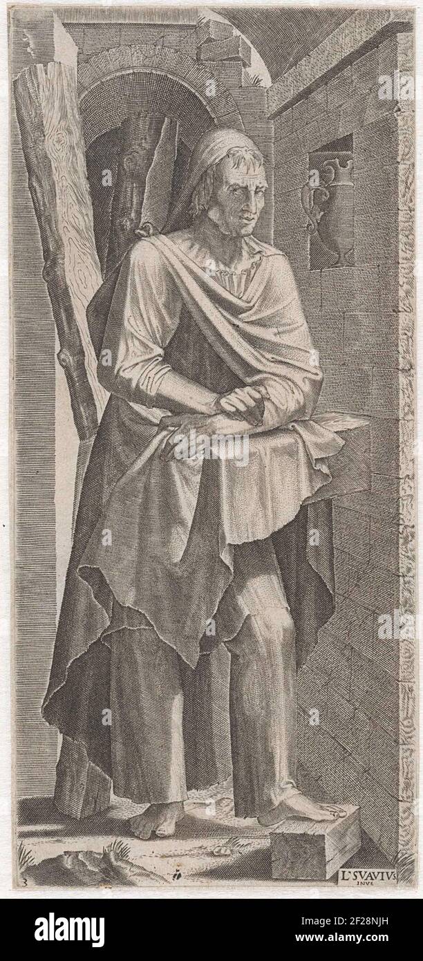 Apostel Andreas; Christus, de twaalf apostelen en Paulus.The apostle ...