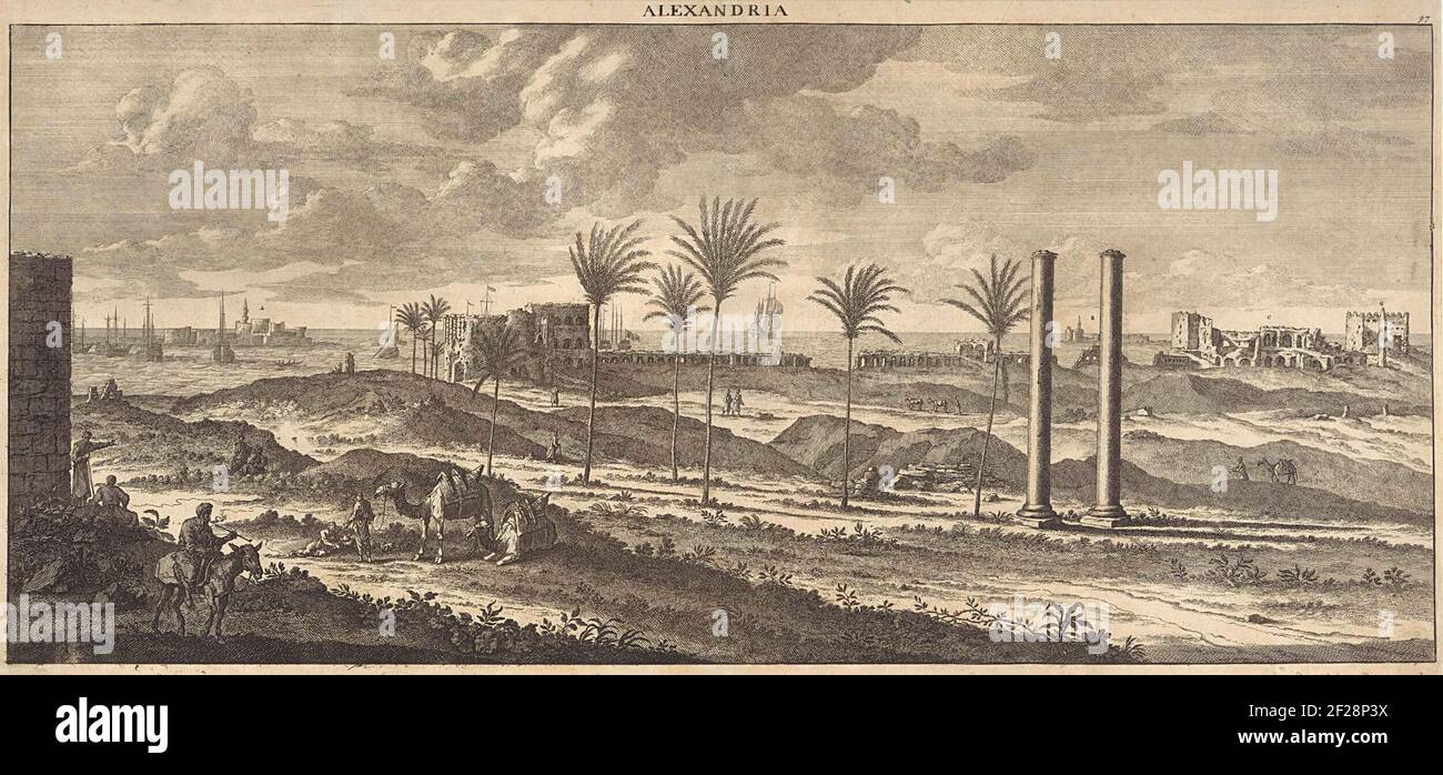 View of the port of Alexandria; Alexandria Stock Photo - Alamy