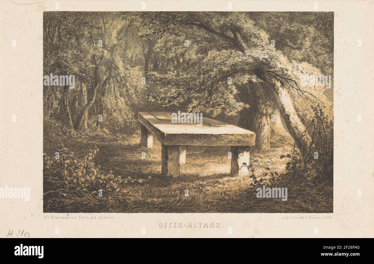 Germanic sacrificial altar; Sacrifice altar.Germanic Stones Sacrifici ...