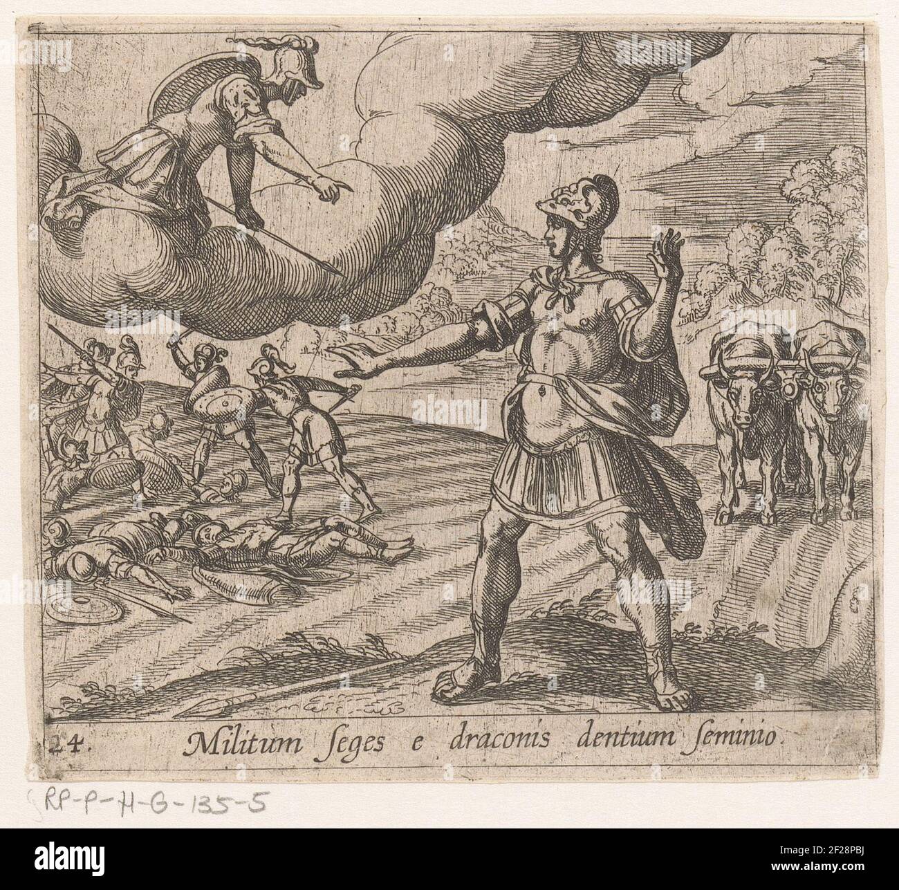 The fighters were born from the teeth of the dragon; Militum Seges E ...