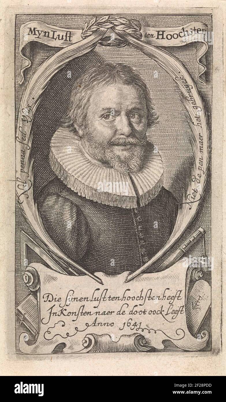 Portret van Maarten Wilkens.Portrait of the mathematical Maarten ...