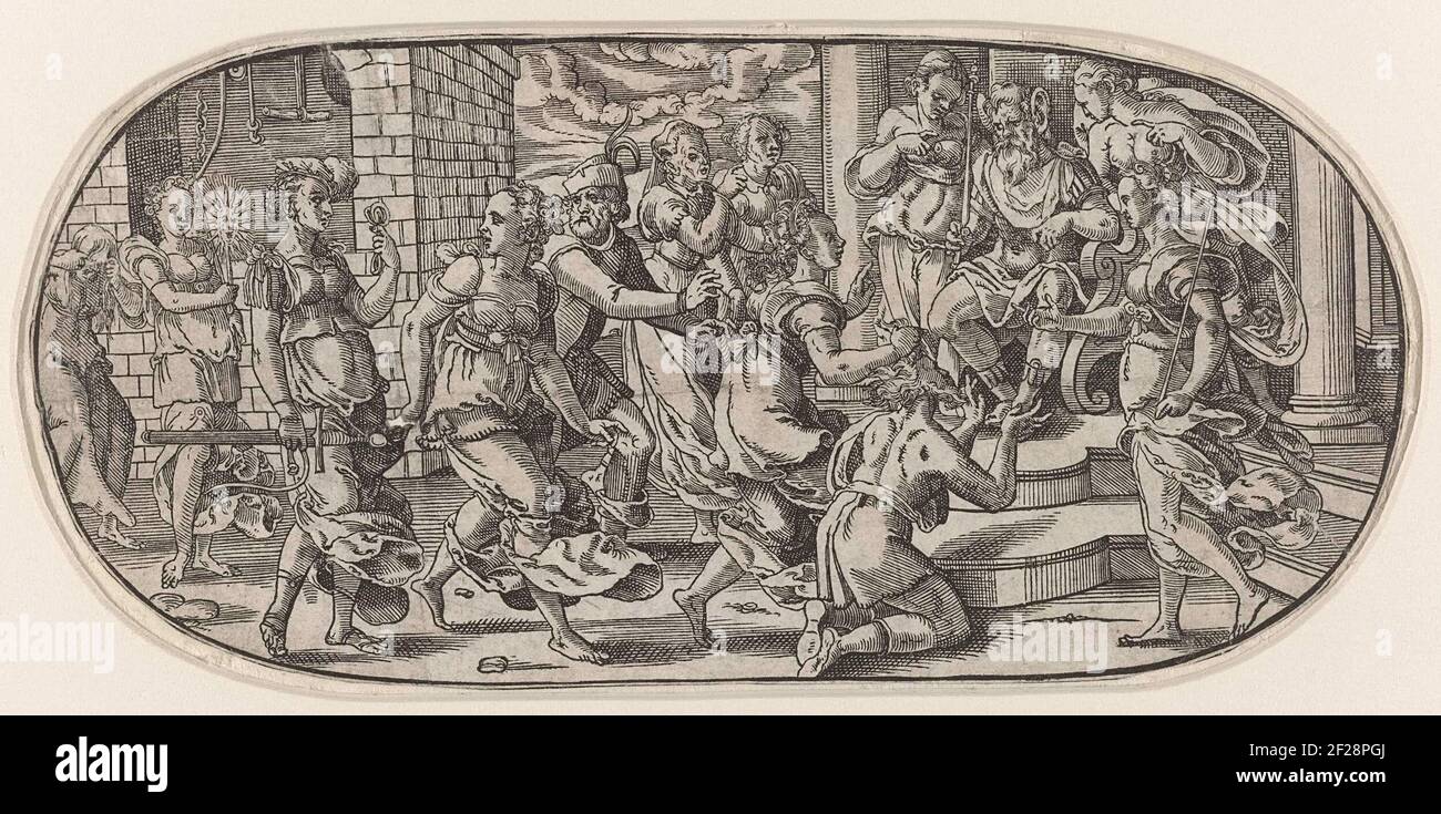 The slander of Apelles Stock Photo - Alamy