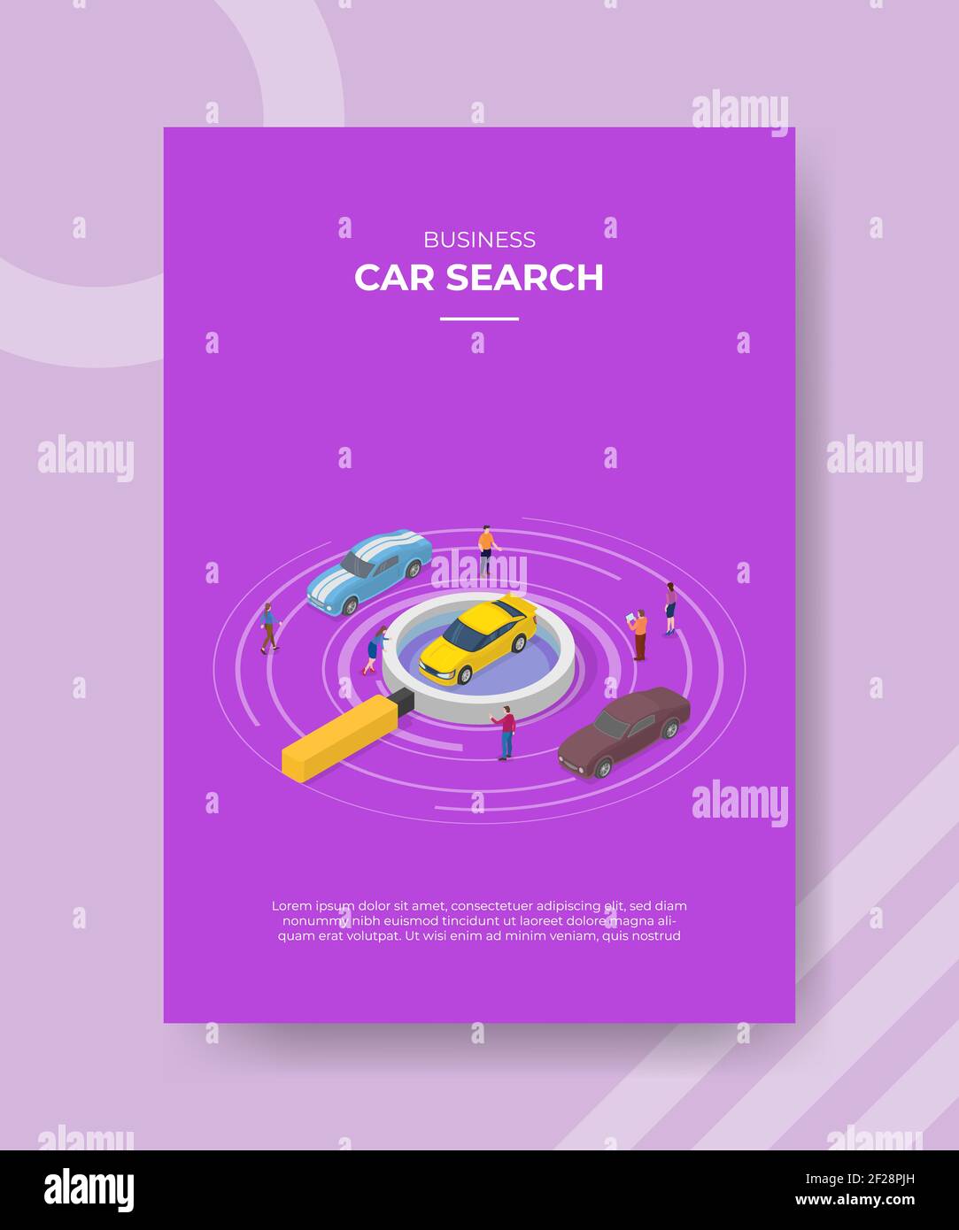 car search concept for template banner and flyer for printing with ...