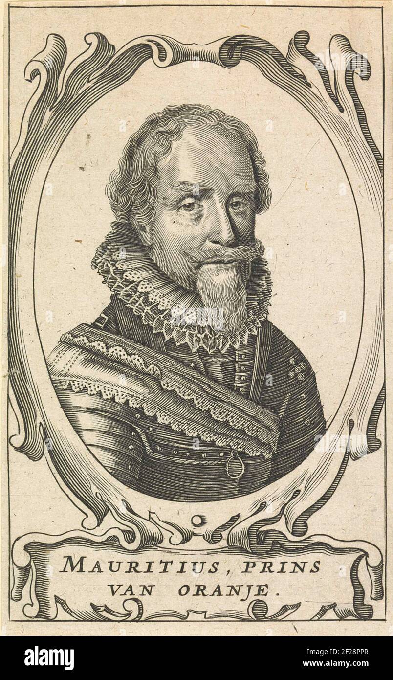 Portrait of Maurits, Prince of Orange.Portrait of Maurits in An ...
