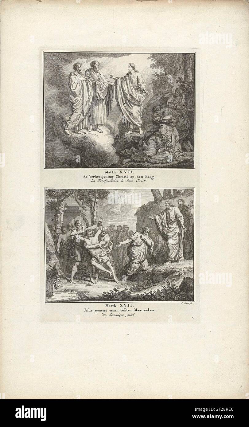 Glorification of Christ and Christ heals a moon sick; De Verheerlying ...