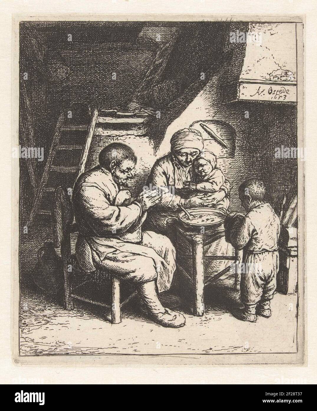 17th century poor family hi-res stock photography and images - Alamy