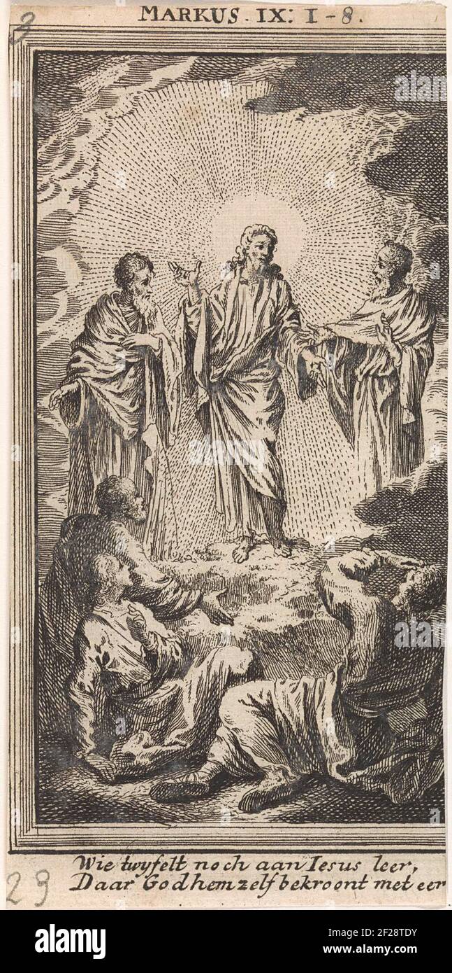 Transfiguration of Christ on the mountain tabor Stock Photo - Alamy