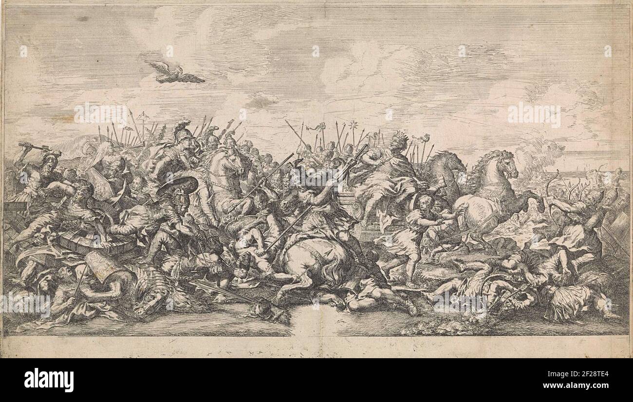 Alexander The Great Confronts Darius Iii At The Battle Of Issus