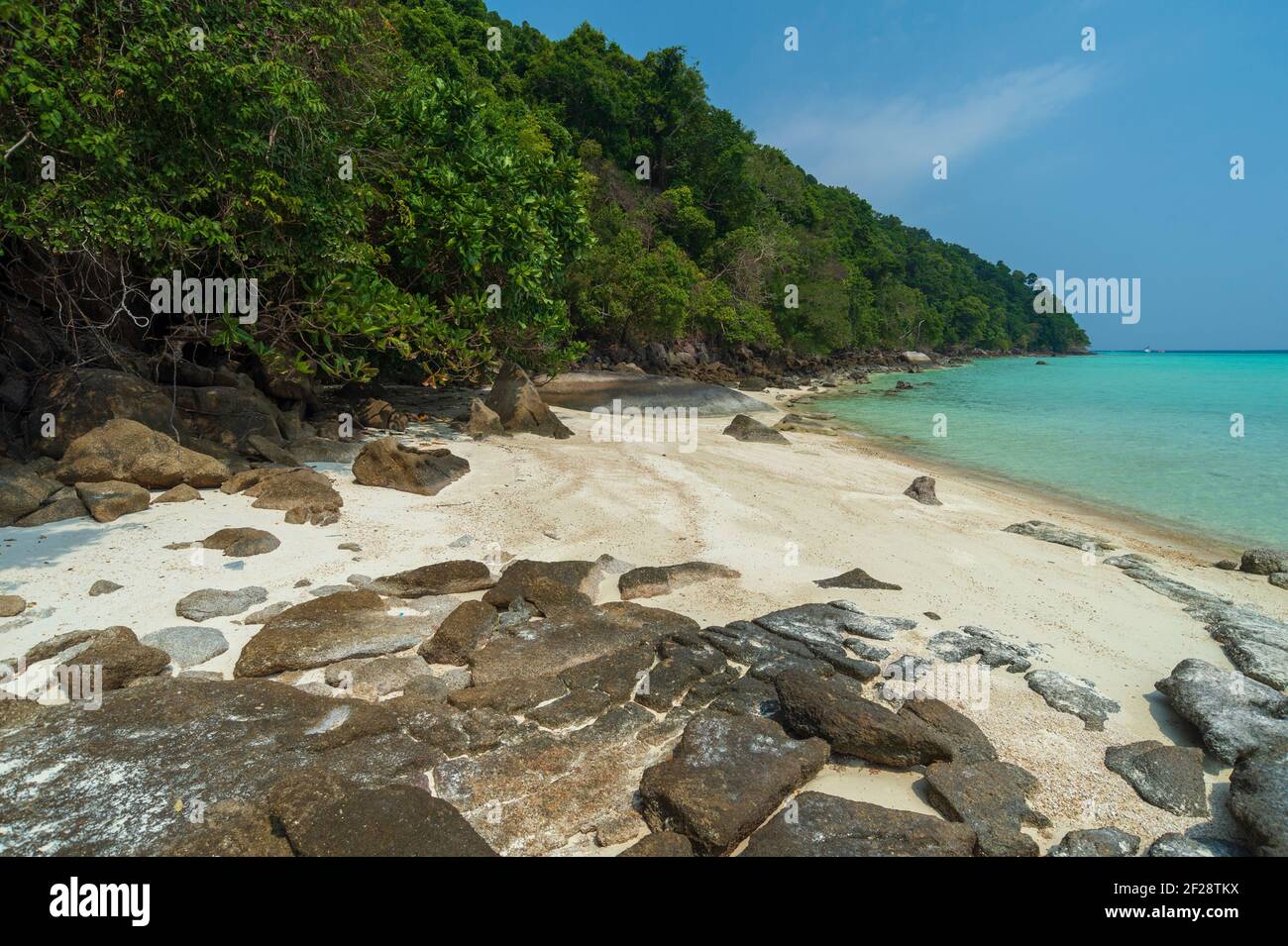 Tropical beach on Similan islands Stock Photo - Alamy