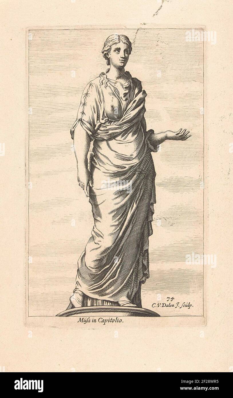 Image of muse on the capitole in Rome; Musa in Capitolio; Active view ...