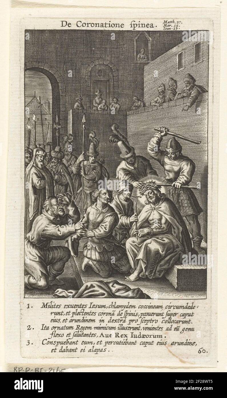 Doornenkroning Van Christ; The Coronatione of thorns; Life's passion and death of Jesus Christ ...