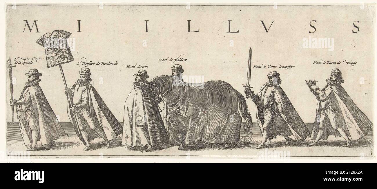 Funeral procession of Willem van Oranje, magazine 8; The funeral ...