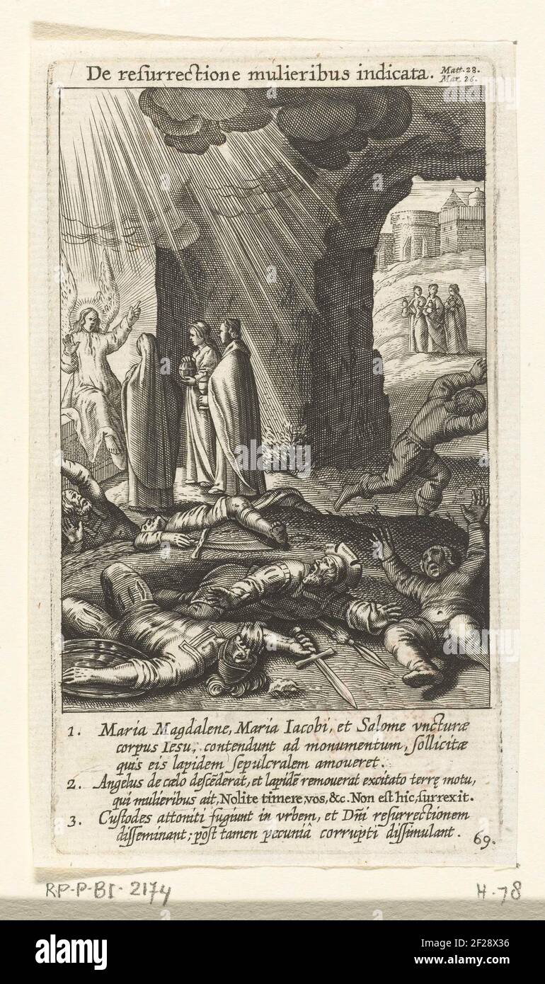 Angel appears for the three Mary's at the empty grave; The ...