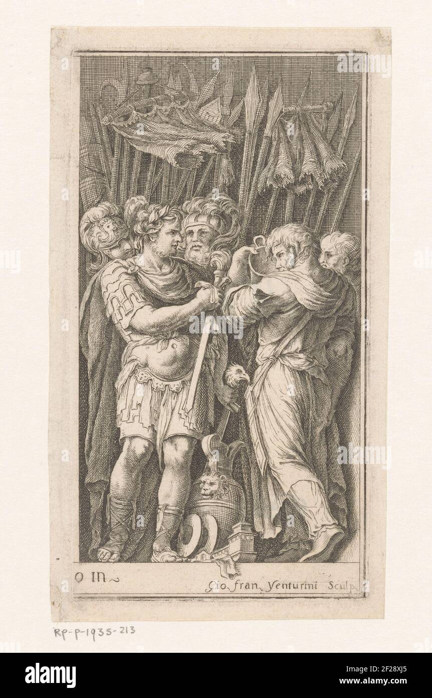 Soldiers with weapons. Different soldiers with lanning in the ...