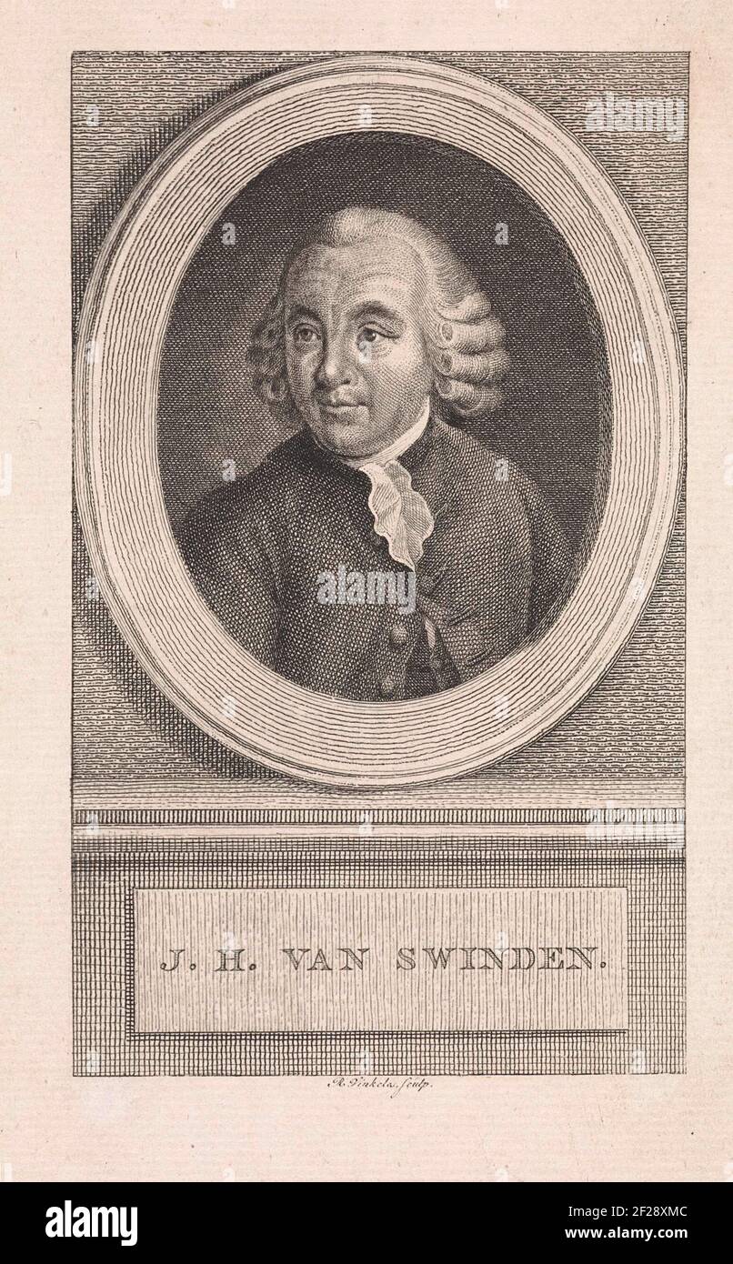 Portrait of Jean Henri van Swinden.Portrait of Jean Henri van Swinden ...