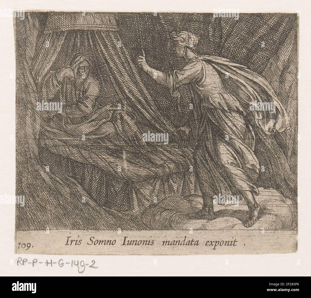 Iris indicates the Juno command; Iris Somno Iunonis Mandata Exponit ...