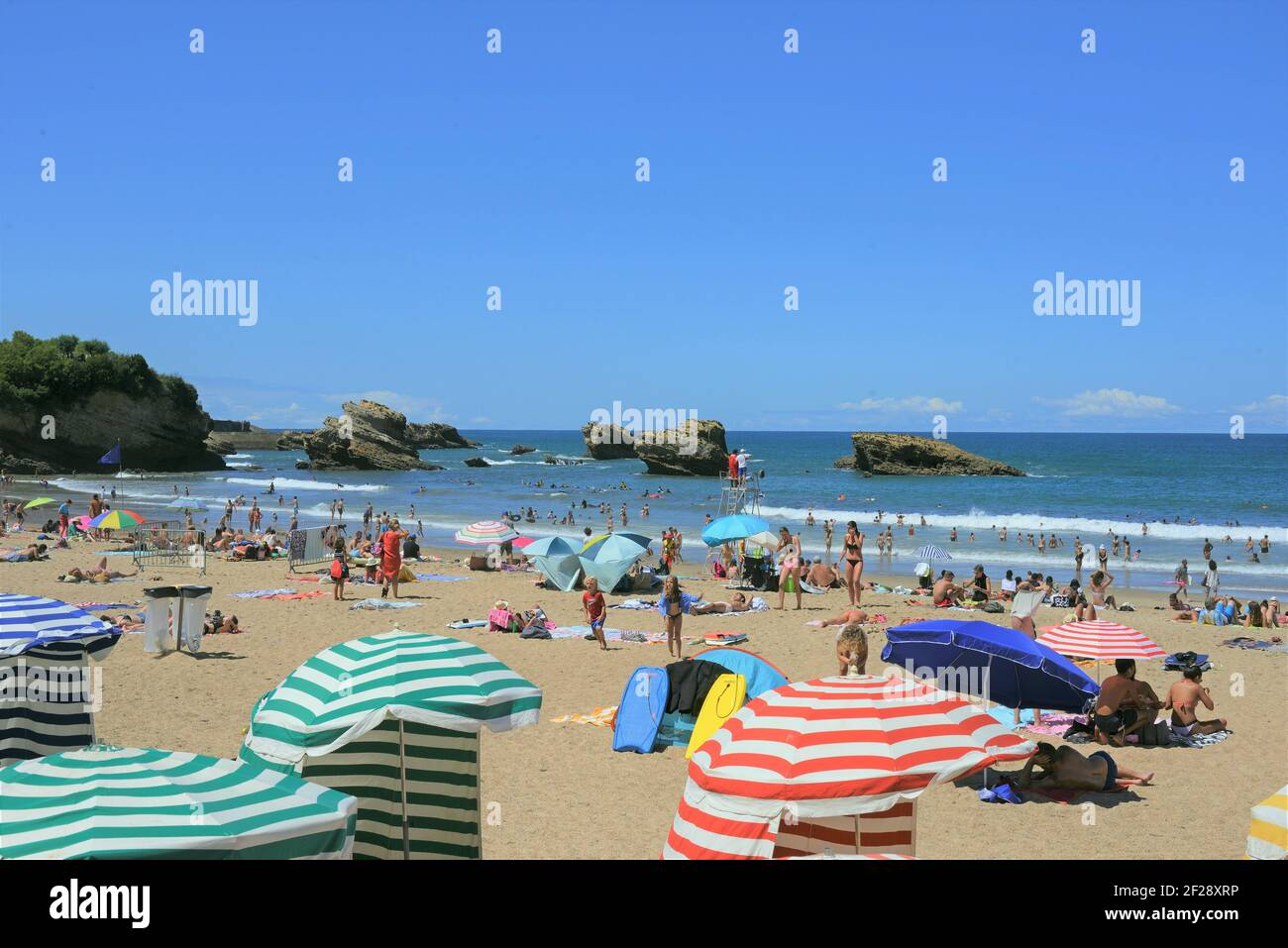 French Beach Goers