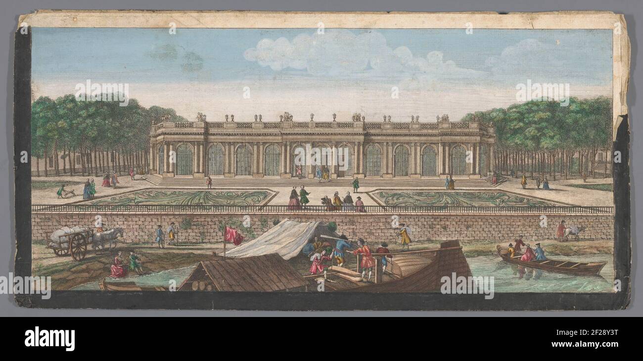 View of the Grand Trianon in the garden of Versailles Stock Photo - Alamy