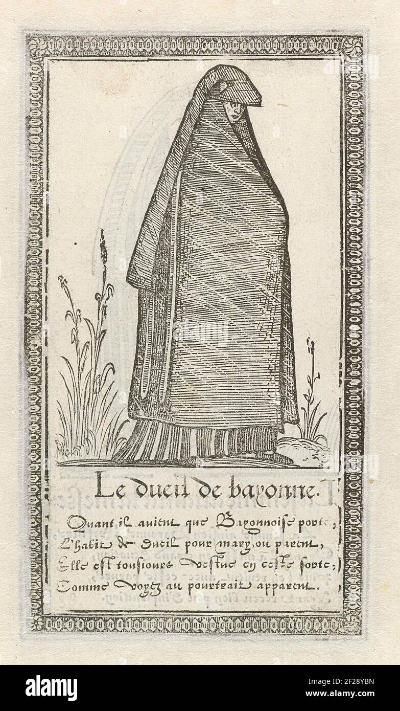 The mourning of Bayonne; Collection of the diversity of clothes ...