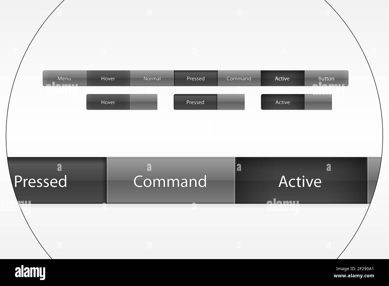 The control panel main menu of the site Stock Vector Image & Art - Alamy