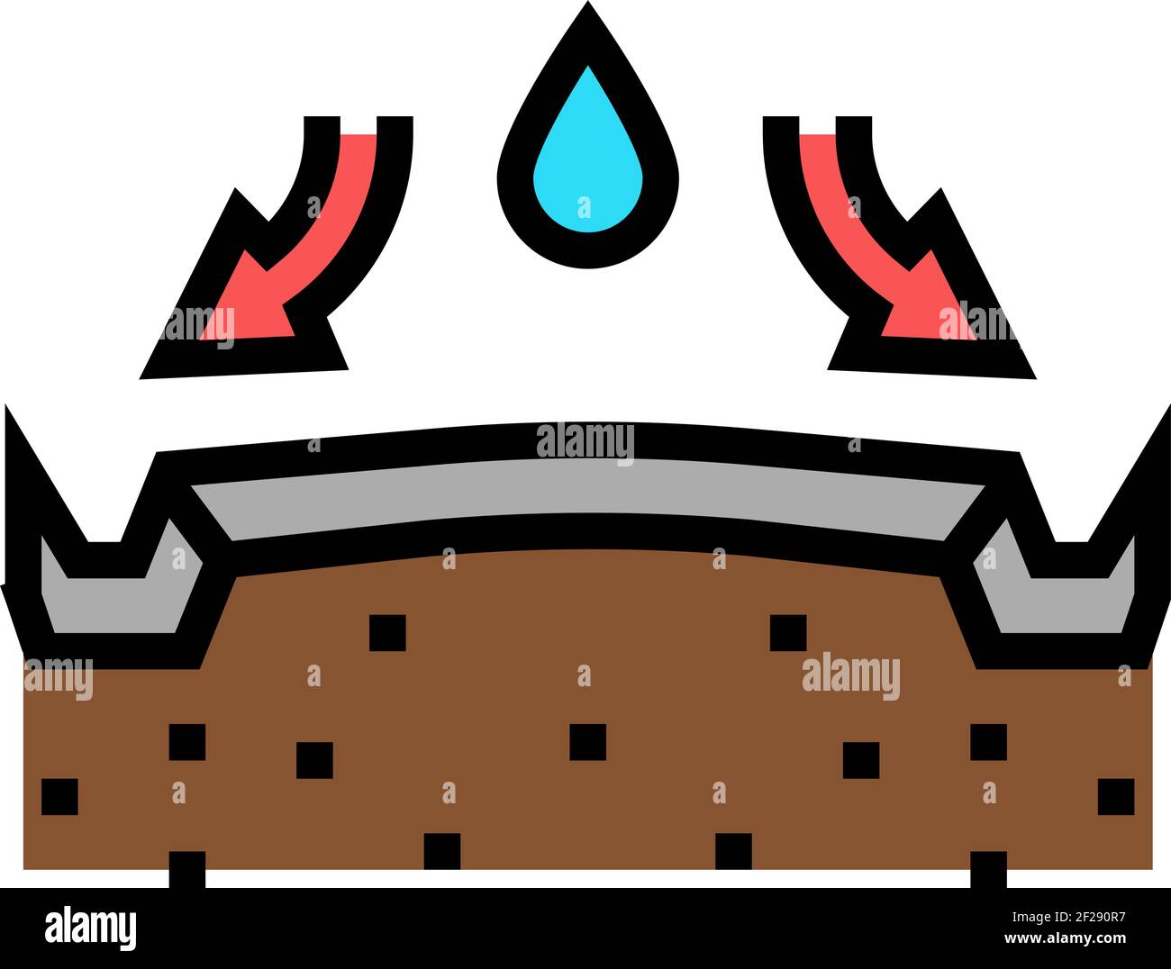 highway drainage system color icon vector illustration Stock Vector ... highway drainage system color icon vector illustration Stock Vector ...