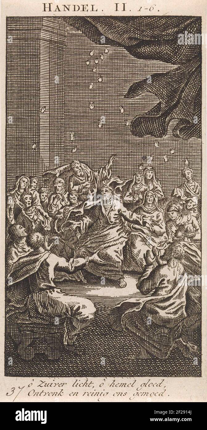 Outpouring of the Holy Spirit Stock Photo - Alamy