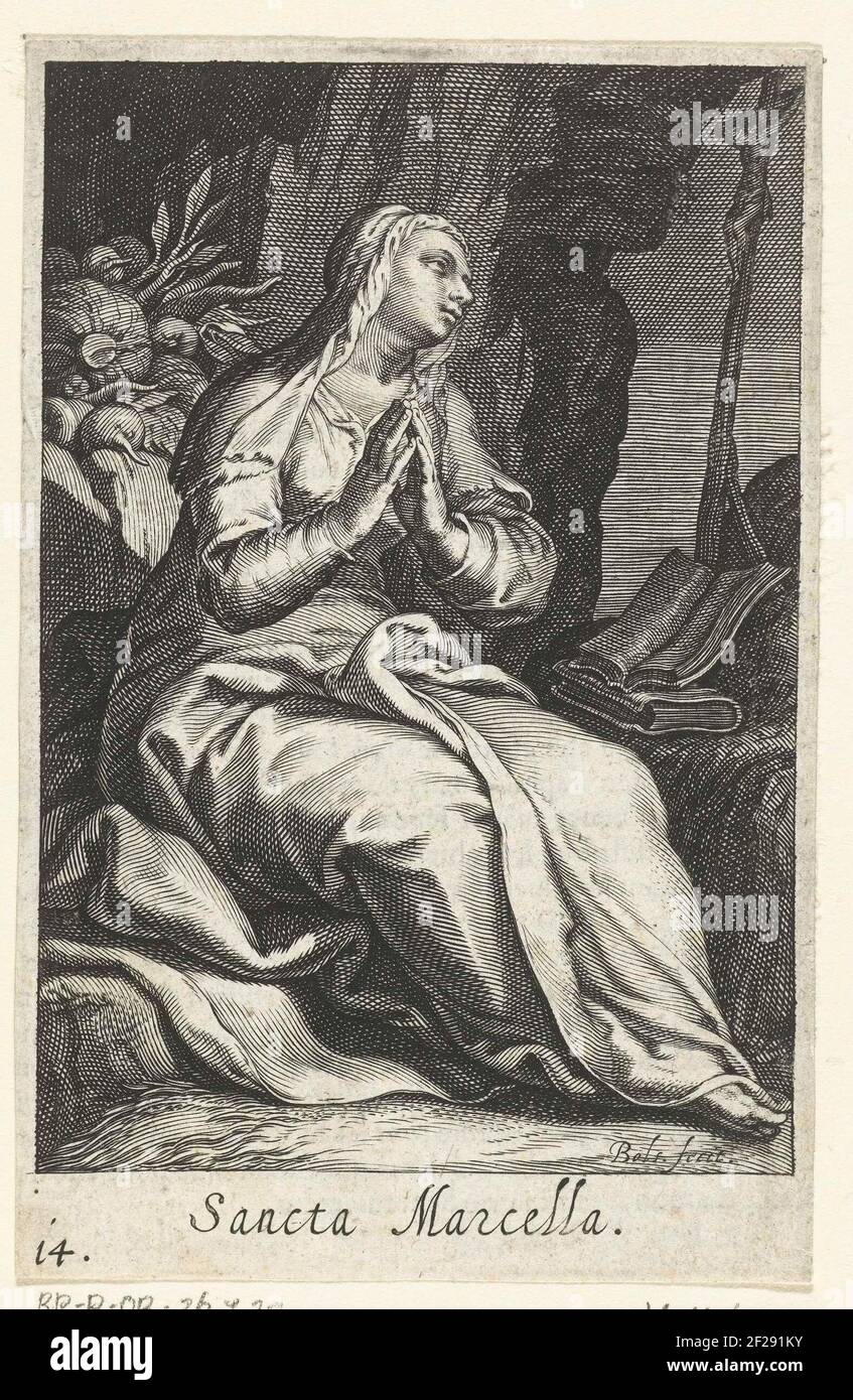 Holy Marcella of Rome as a hermal; Sancta marcella; Kluizenaars; Sacra ...