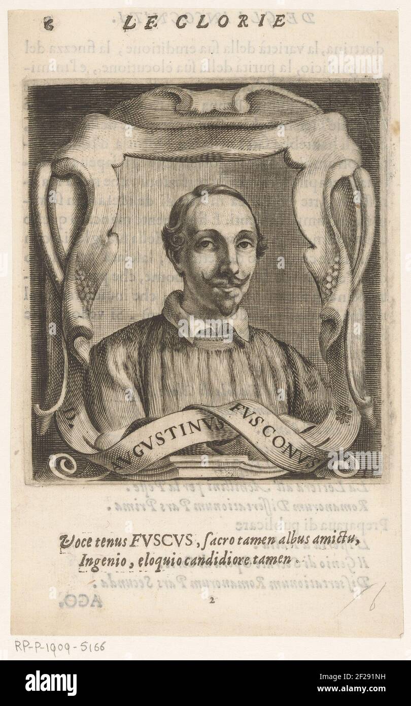 Portrait of writer agostino fusconi Stock Photo - Alamy