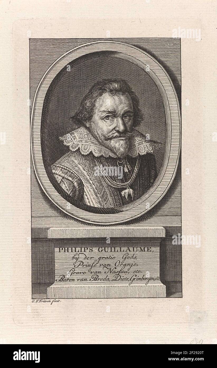 Portrait of Philip Willem, Prince of Orange.Portrait of Philip Willem ...