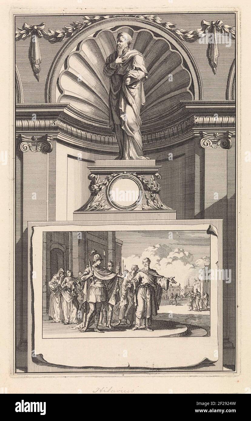 H. Hilarius van Poitiers, kerkleraar.The Holy Church teacher Hilarius ...