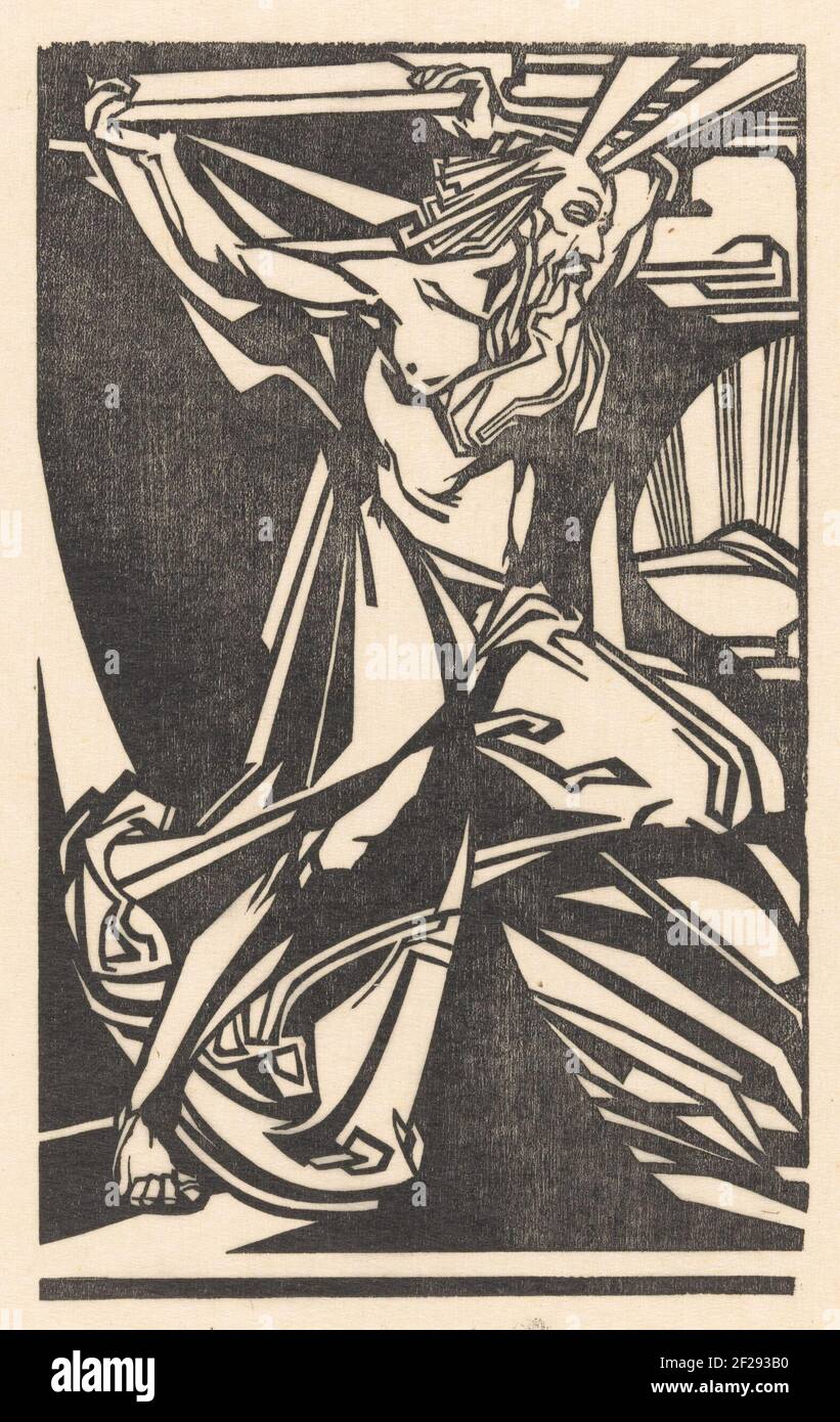 Moses with the tables of the law. Moses bear a stone tablet above his ...