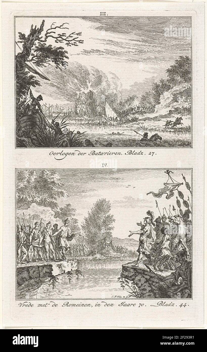 Batavian rebellion and peace with the Romans, 69-70; Wars of the ...