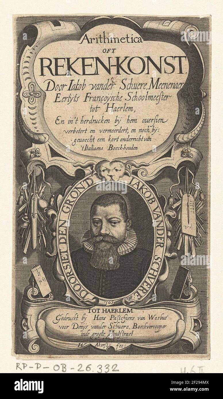 Title page for Arithmetics of the calculation kont from Jan van der ...