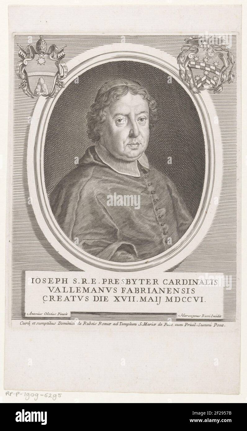 Portrait of Cardinal Giuseppe Vallemani Stock Photo - Alamy