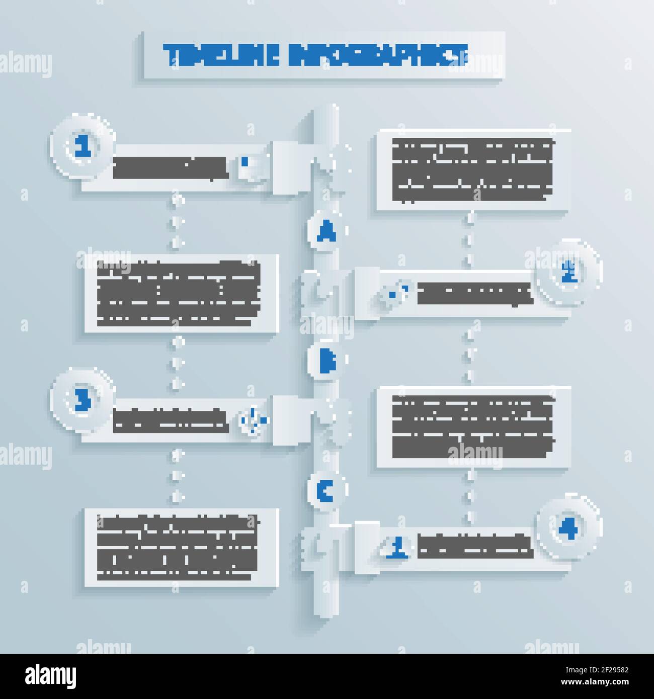 Paper timeline infographics Stock Vector Image & Art - Alamy