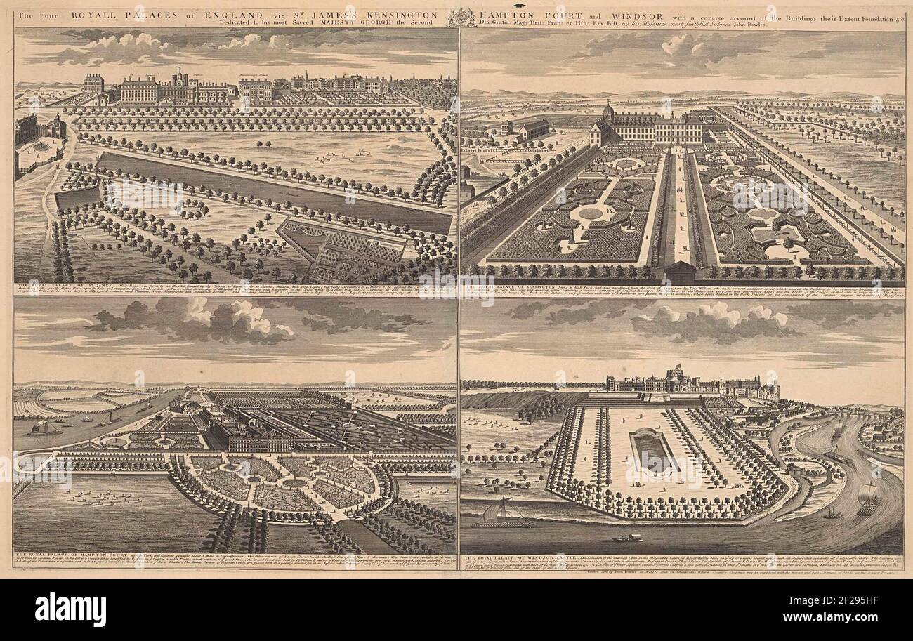 Four Royal Palaces of England: St. James, Kensington, Hampton Court and ...