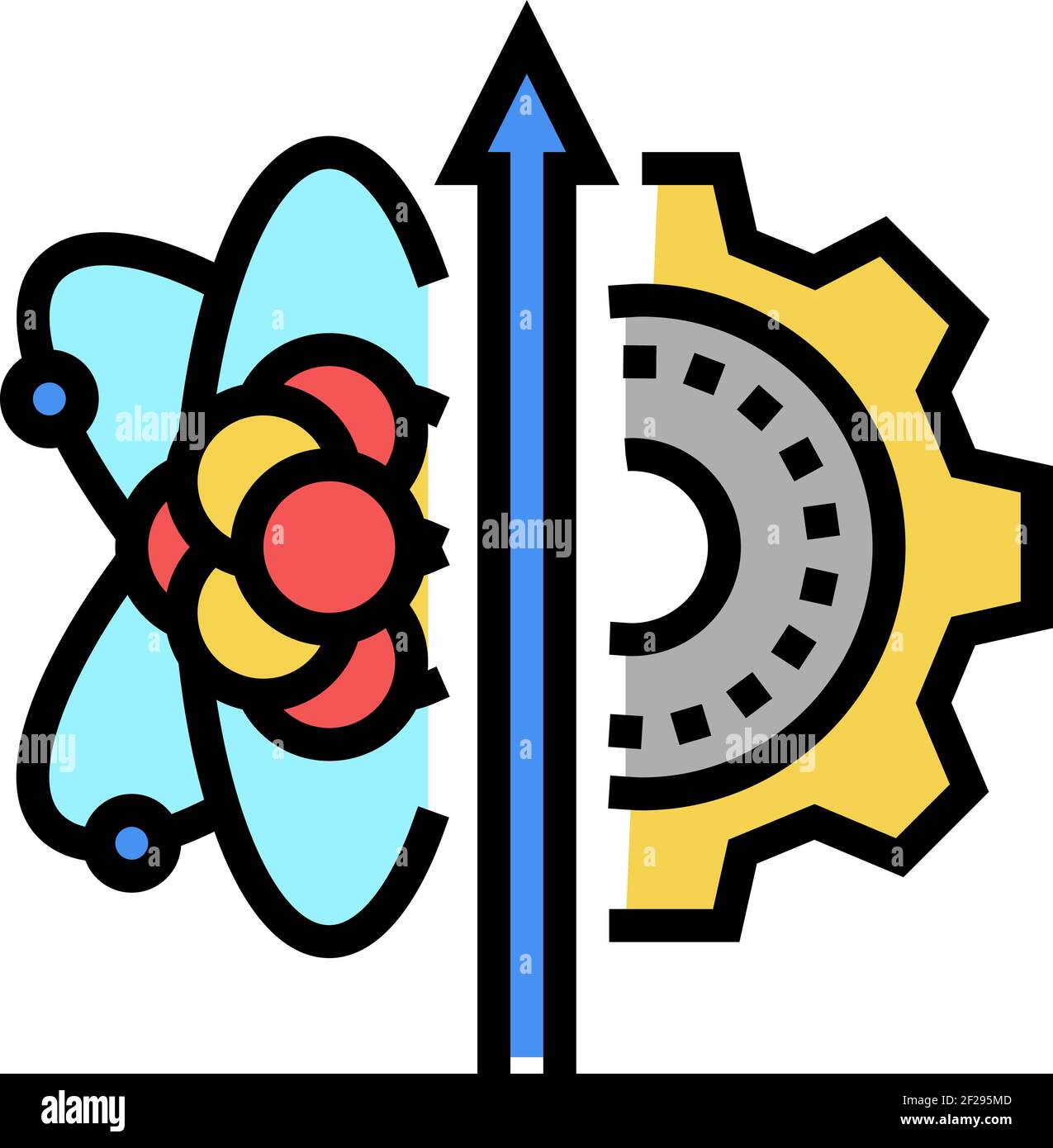 biology genetic process color icon vector illustration Stock Vector ...