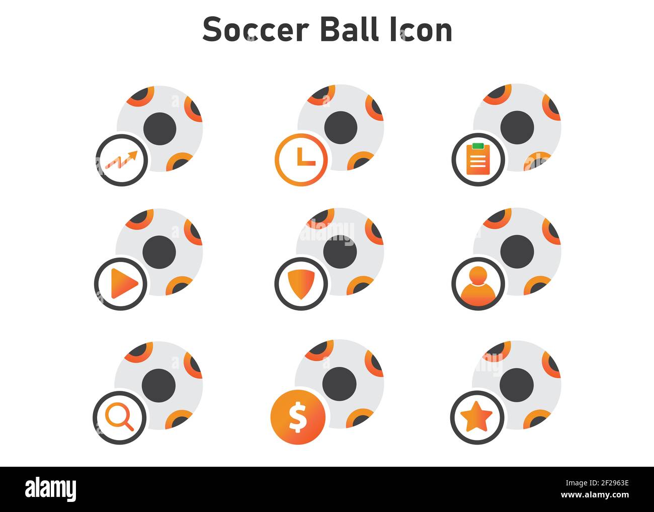 soccer ball icon. soccer ball illustration. Flat vector icon. can use ...