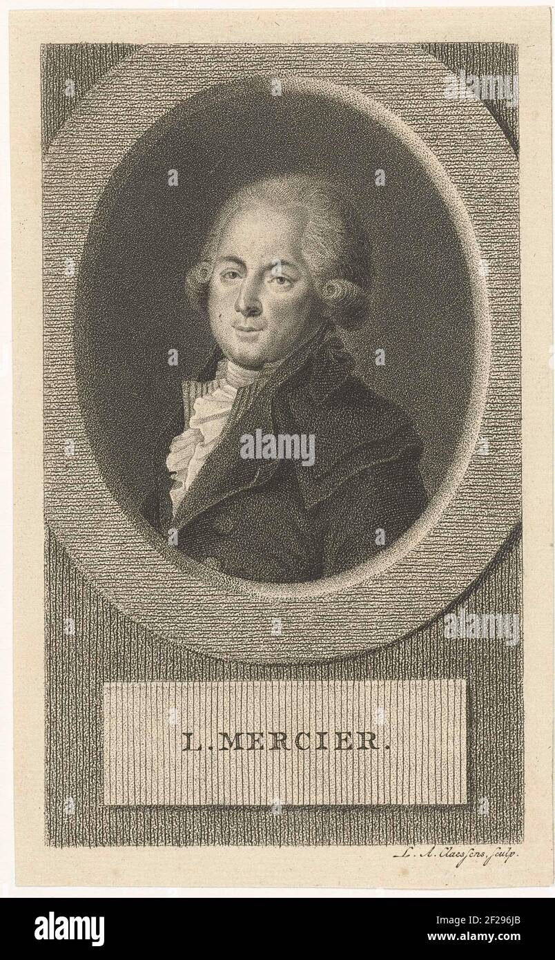 Portret van Louis Sebastien Mercier Stock Photo - Alamy
