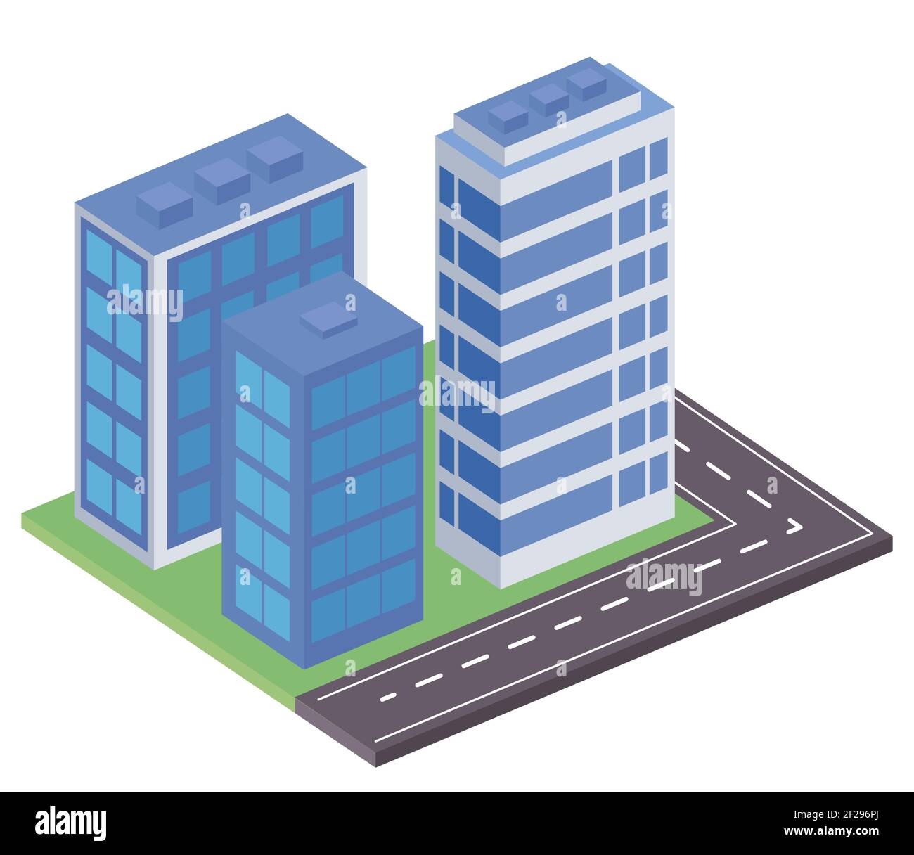 Buildings concrete blocks Stock Vector Images - Alamy