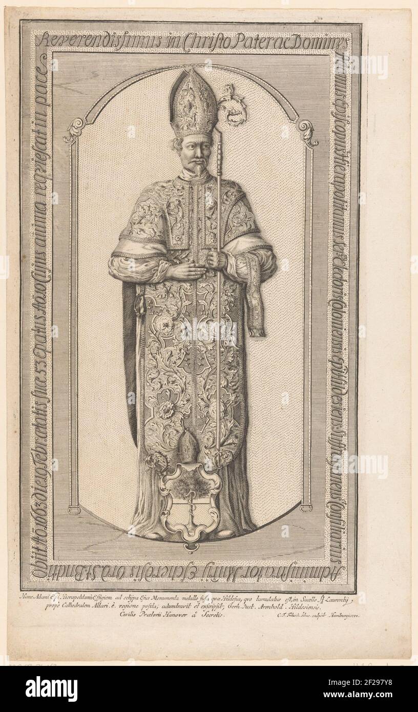 Portrait of Adam Adami Portrait of Adam Adami in a rectangular picture ...