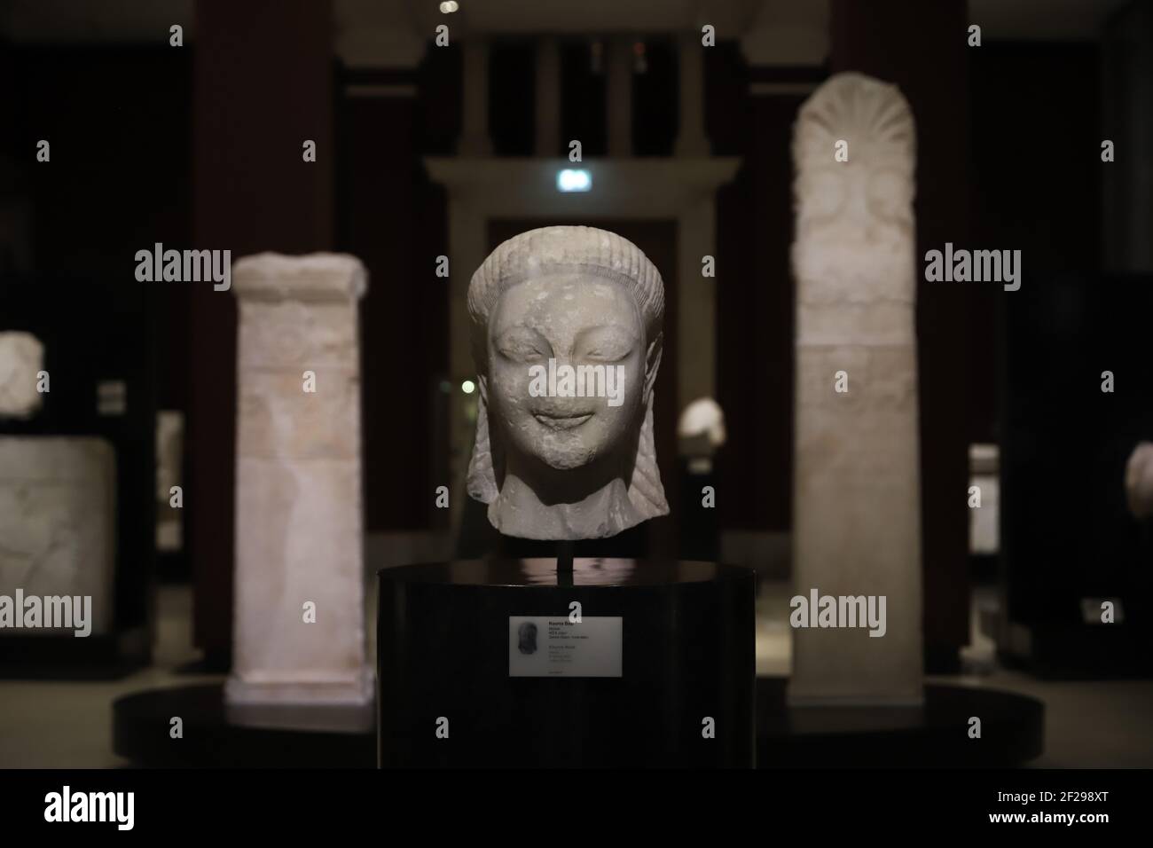 Statues in Istanbul Archaeological Museums, Istanbul City, Turkey Stock ...
