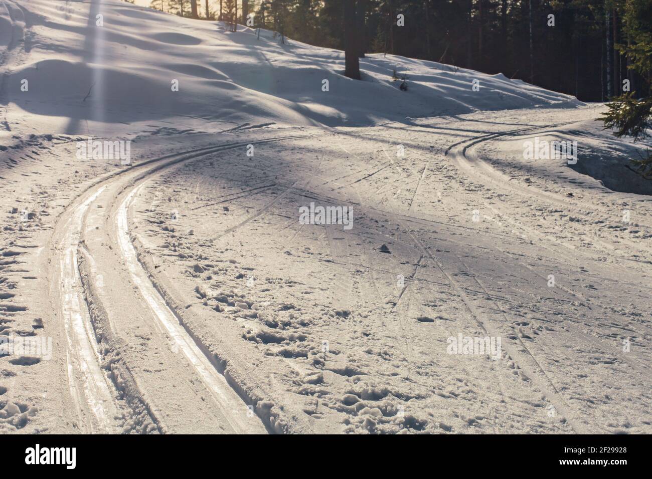 Cross Trails High Resolution Stock Photography and Images - Alamy